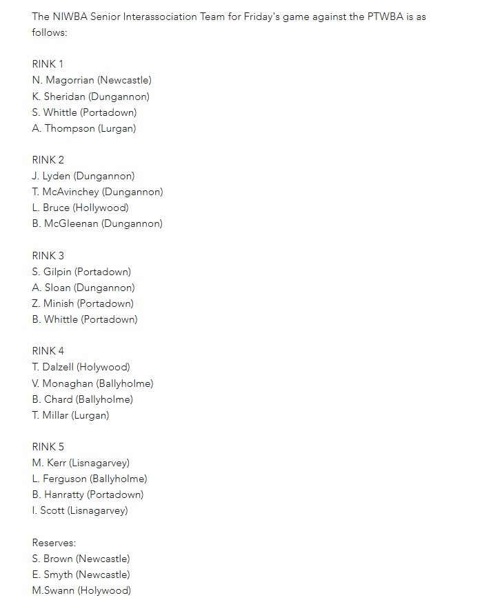 PTWBA win the 2024 Senior Inter - Association Series at Belmont BC from Friday 26th July to ...