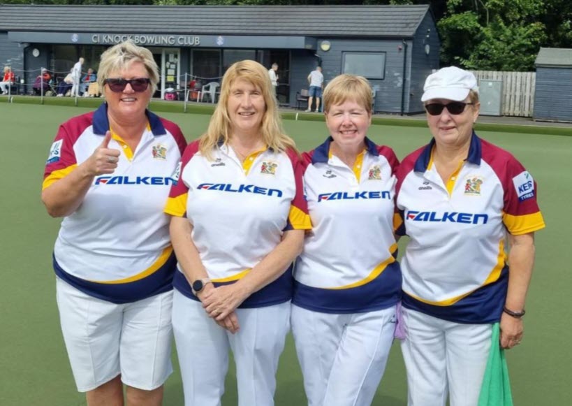 NIWPGL President Nan McBride MBE (CI - Knock) and NIWPGL Vice President ...