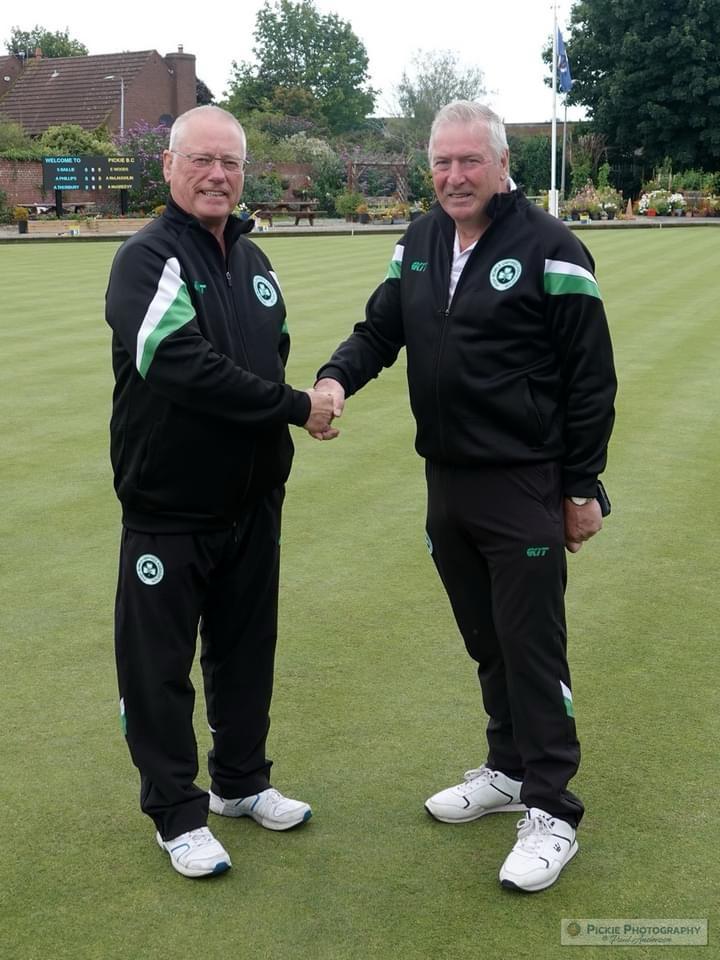NIWPGL President Nan McBride MBE (CI - Knock) and NIWPGL Vice President ...